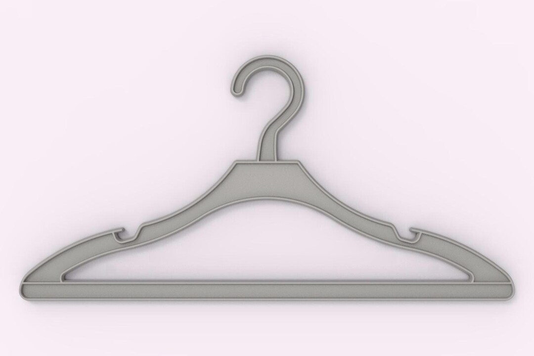 Stl file of clothes Hanger- 3d stl file - stl 3d printer file - stl 3d ...