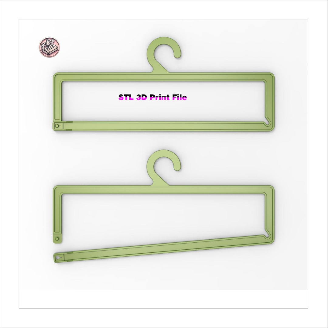 Cloths Hanger 3D Print File - STL Files for 3D Printing - 3D Printable ...