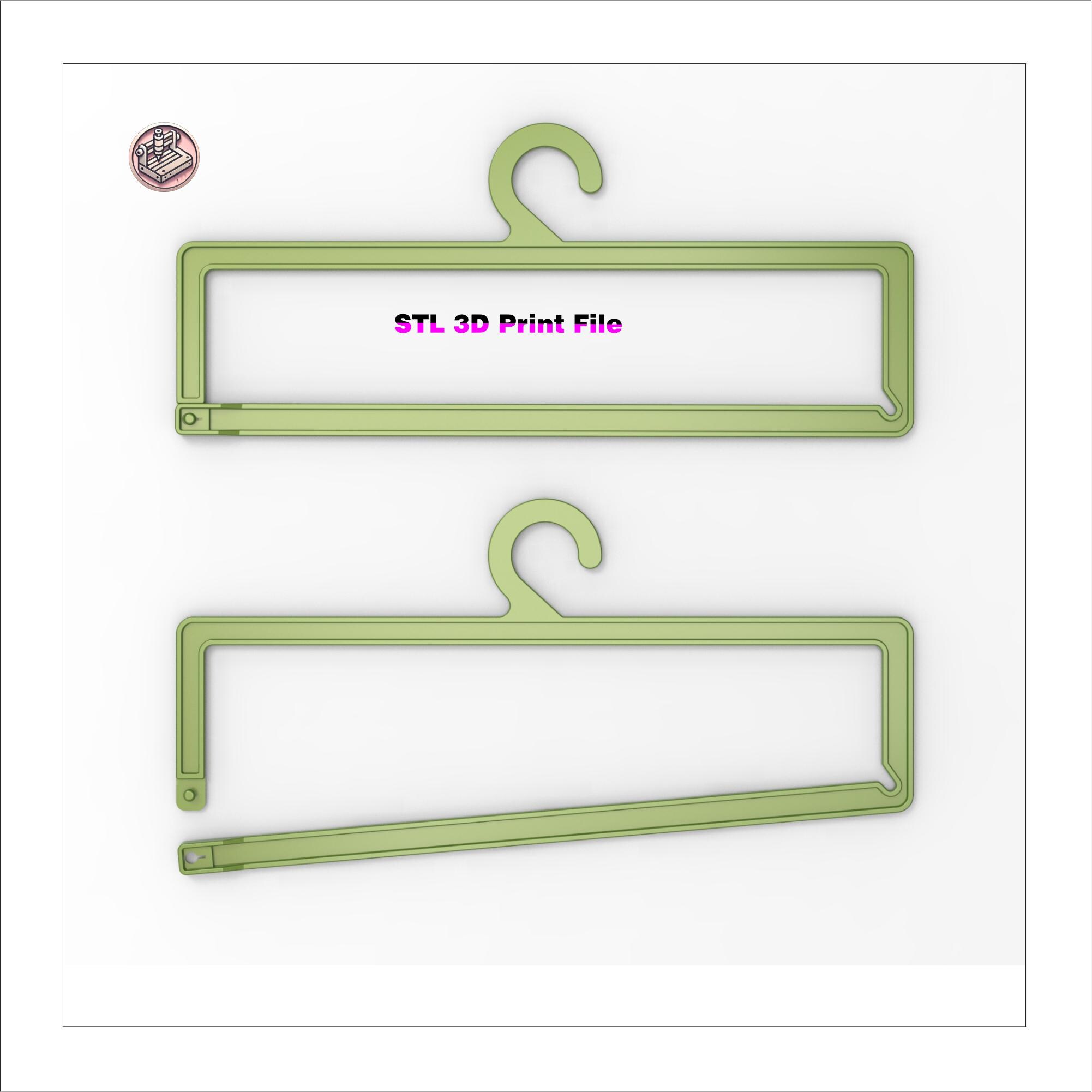 Cloths Hanger 3D Print File - STL Files for 3D Printing - 3D Printable ...