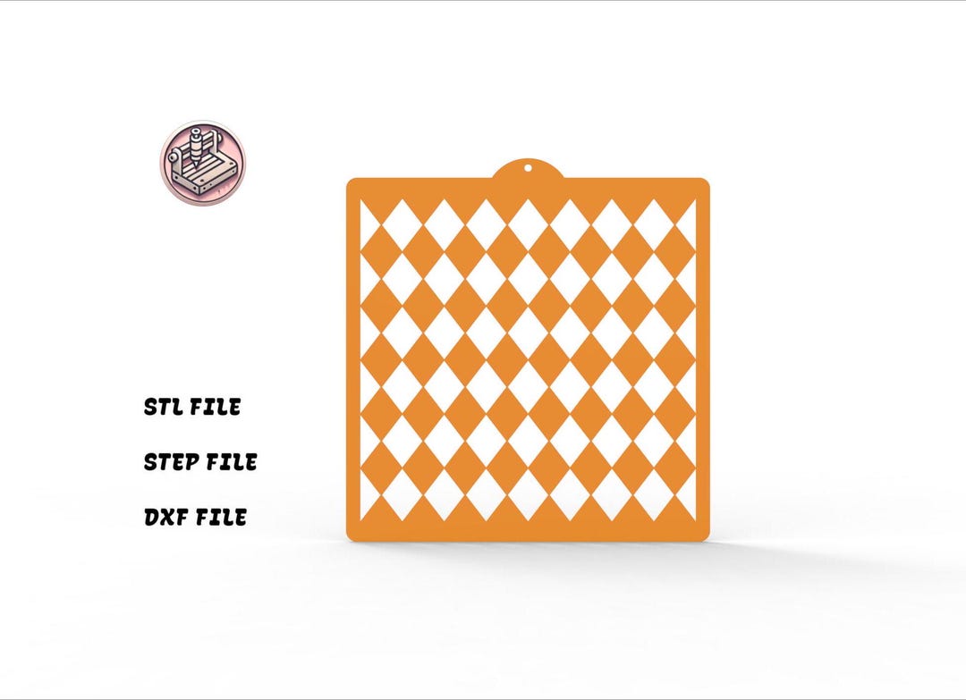 Stencil 3d Print File - Stencil Patterns 02 - Stl File Planner Stencil ...