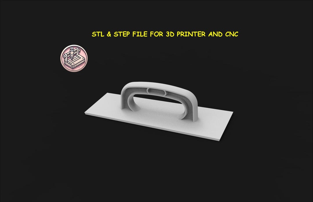 Plaster Trowel Stl File - Digital STL and STEP File for 3D Printing and ...