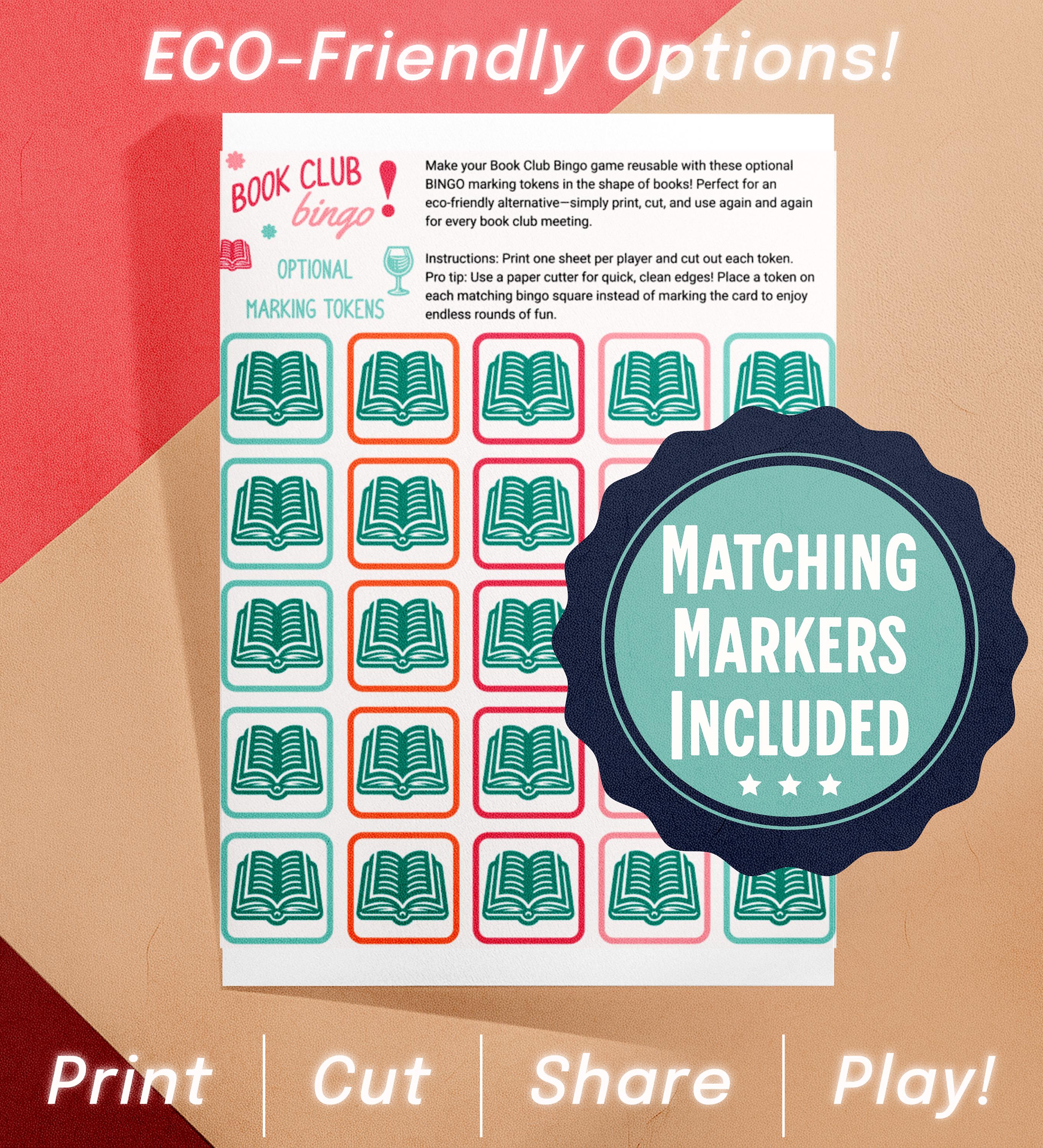 Book Club Bingo - Printable Book Game, Fun Reading Activity, Instant ...