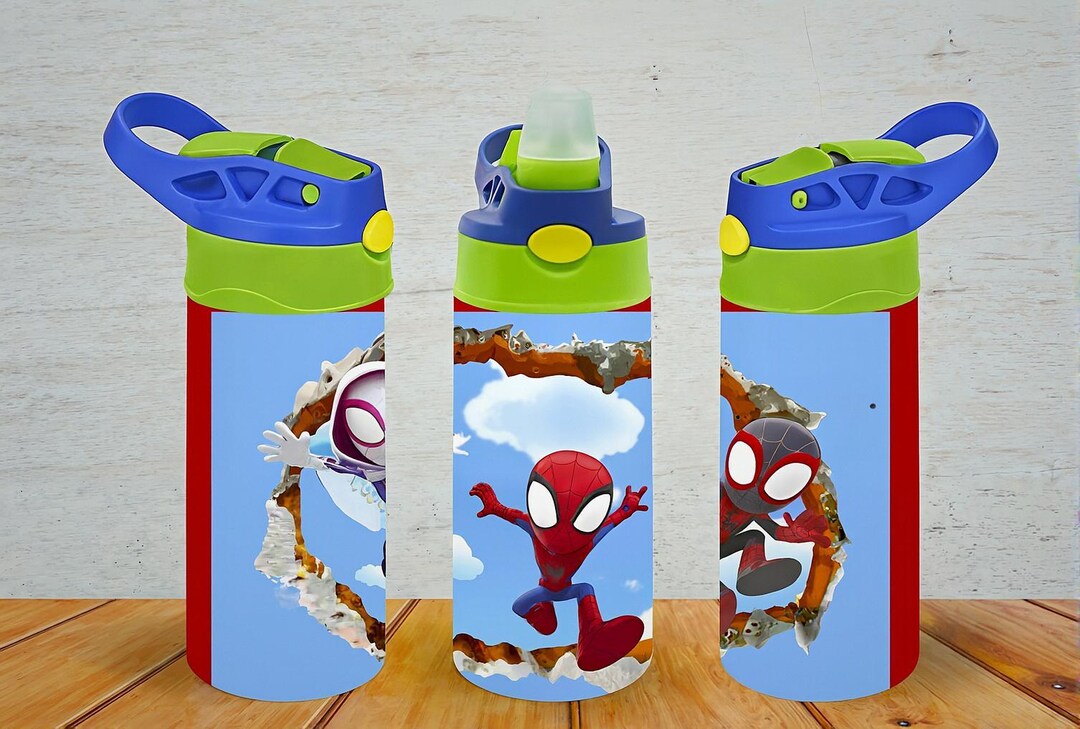 Spidey and Friends 12 Oz Toddler Sippy Cup - Etsy