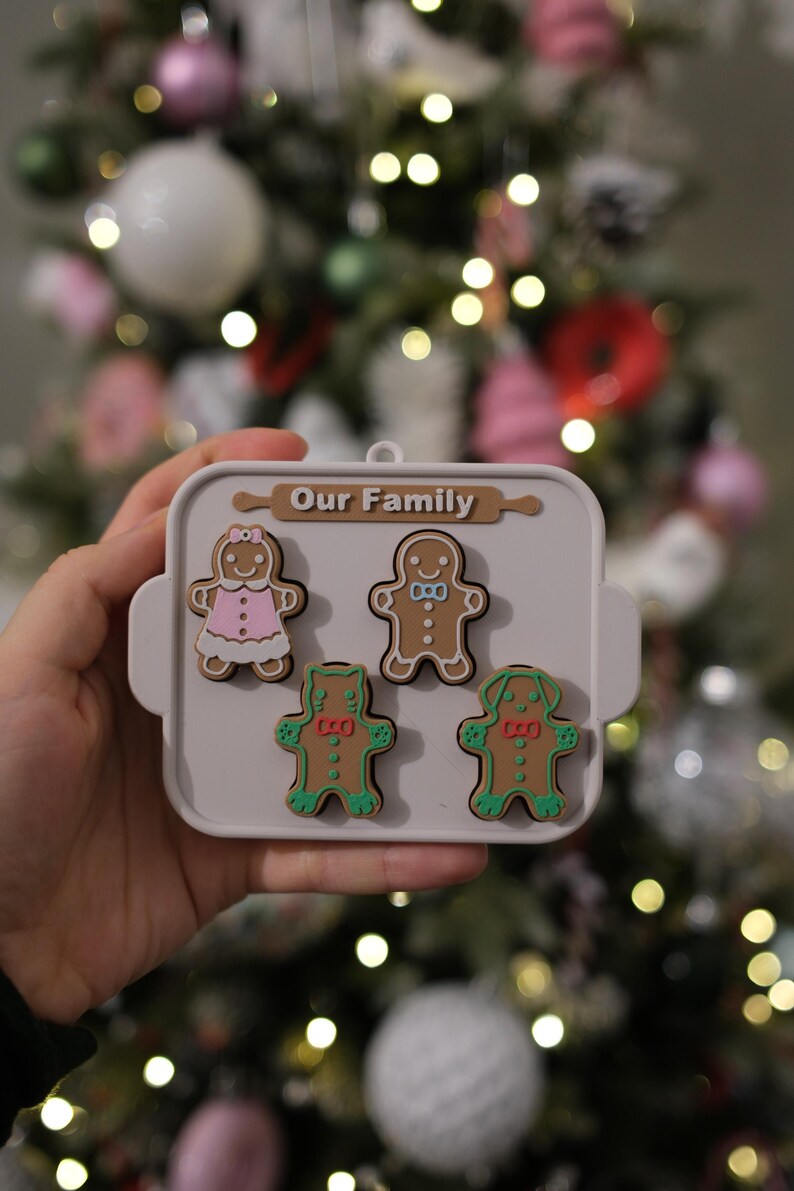 3D Printed Gingerbread Cookie Tray Clicker - Etsy