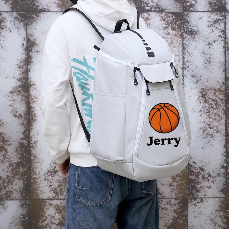 Personalized Sports Backpack, Custom Basketball Kit Bag, Sport Bag With ...