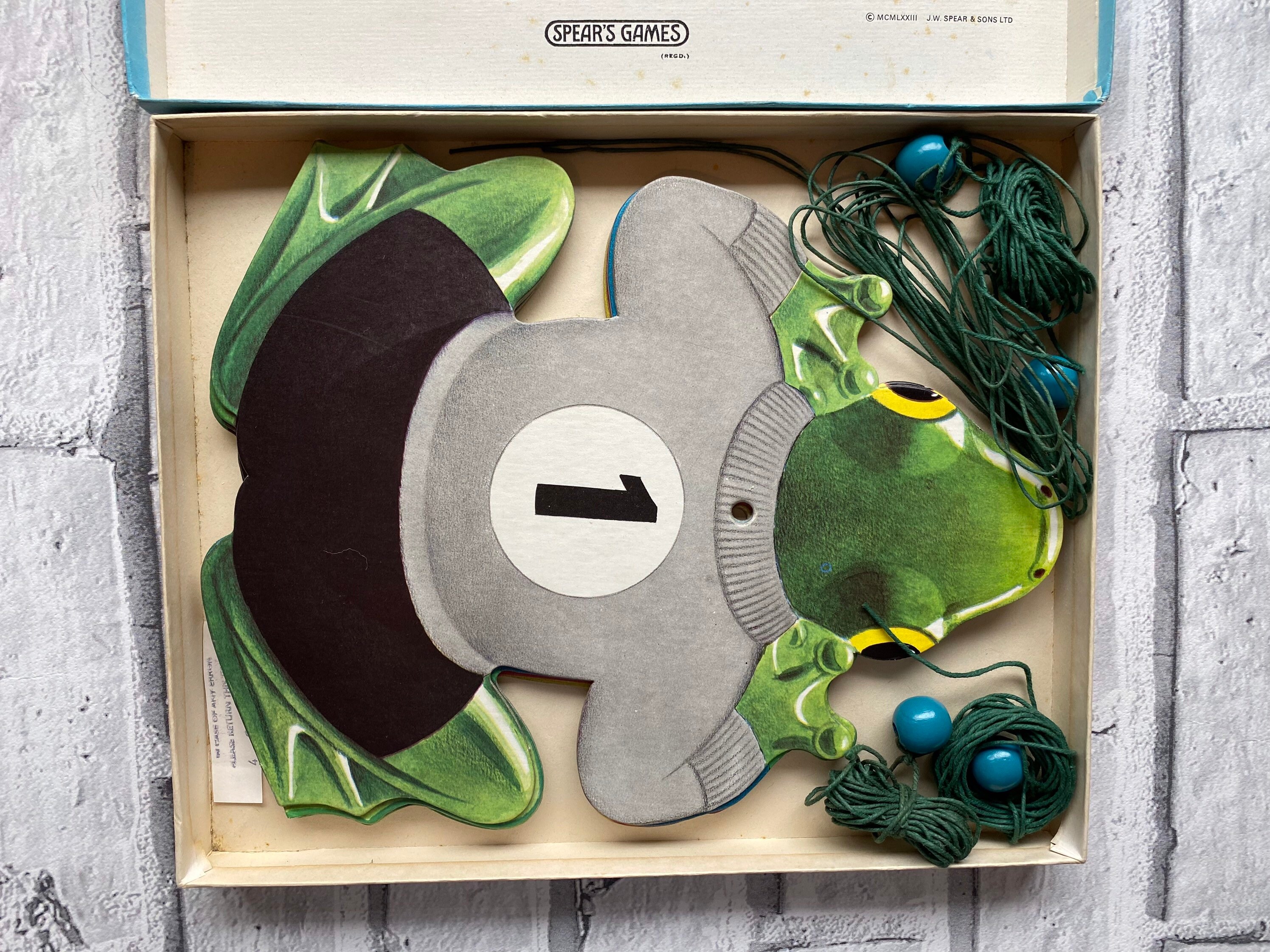 Vintage Spears FROG RACE Board Game | Etsy