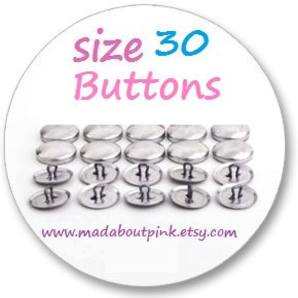 Size 30 Cover Buttons - Etsy