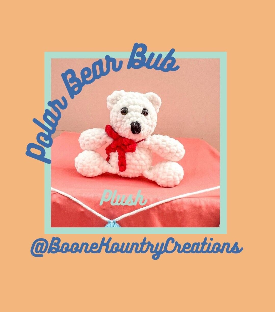 Polar Bear Bub Amigurumi Plush - Etsy