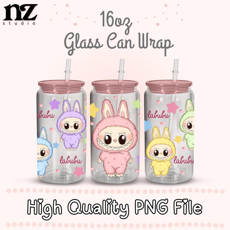 Labubu 16 Oz Wrap - Etsy