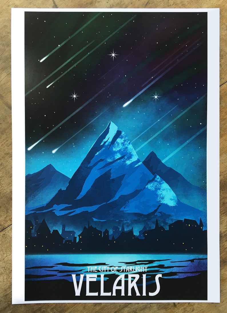 Velaris Travel Poster. - Etsy