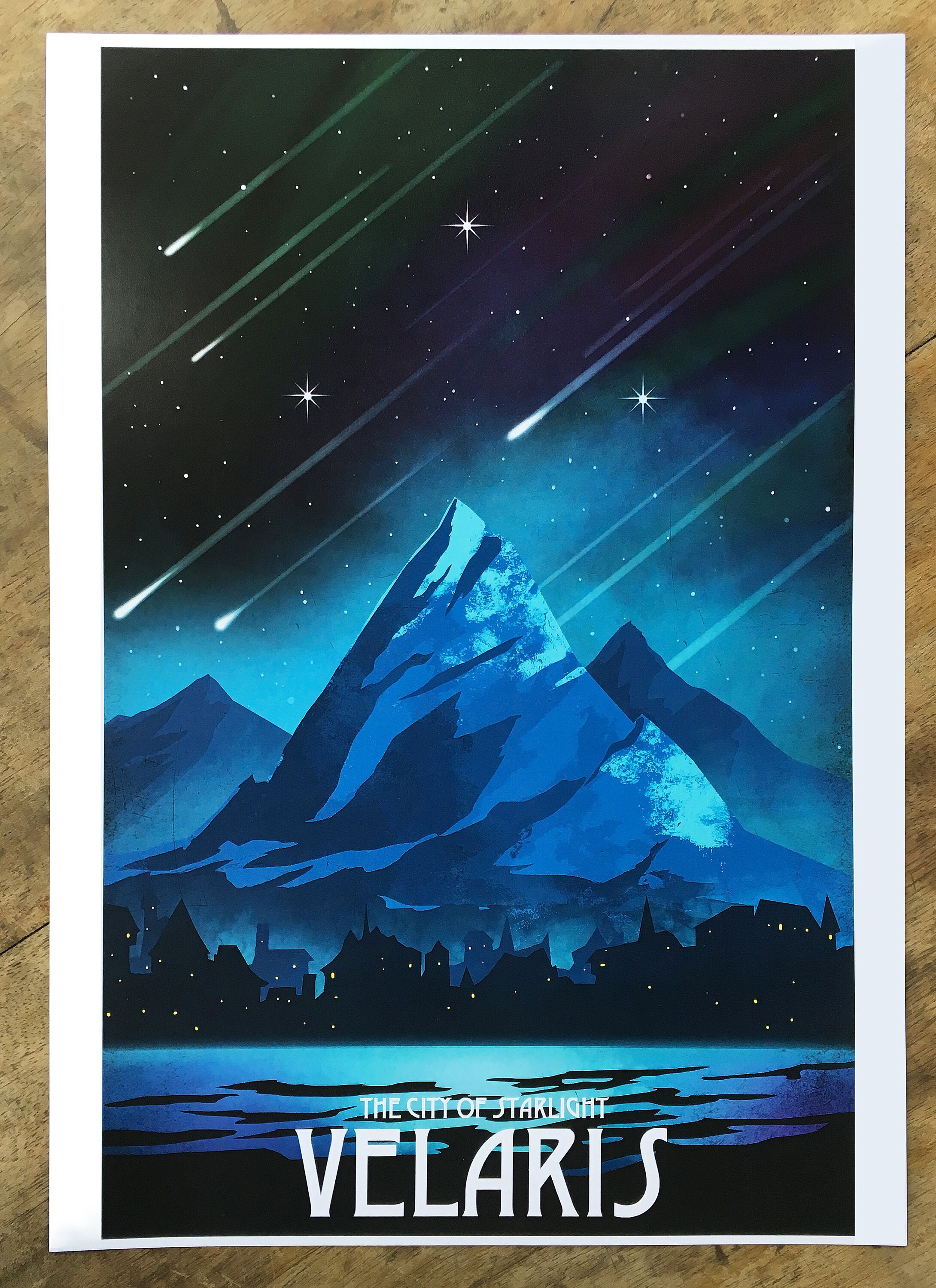 Velaris Travel Poster. - Etsy