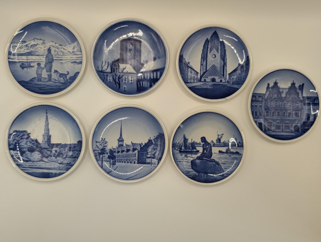 Royal Copenhagen Mini Decorative Plates, Collectable Decorative Dishes ...