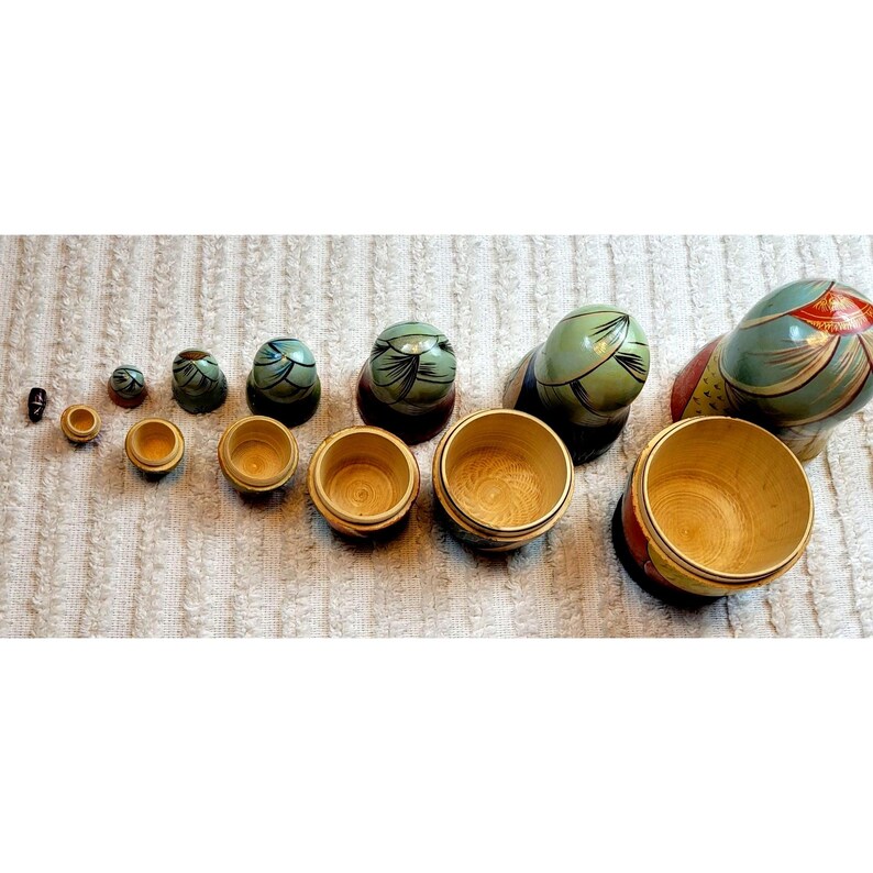 Vintage Istanbul Ottoman Empire Scenery Matryoshka Nesting Dolls ...