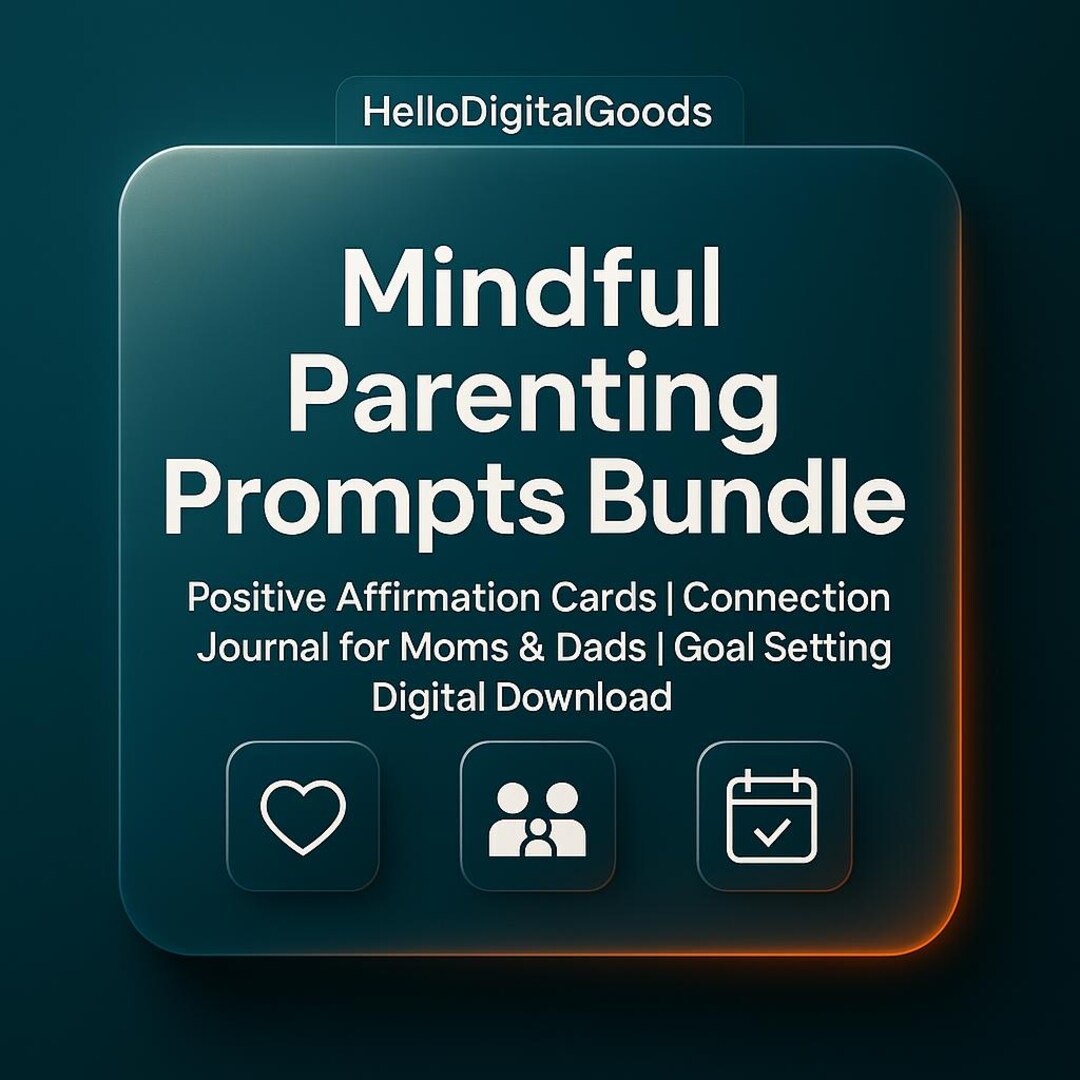 Mindful Parenting Prompts Bundle | Positive Affirmation Cards ...