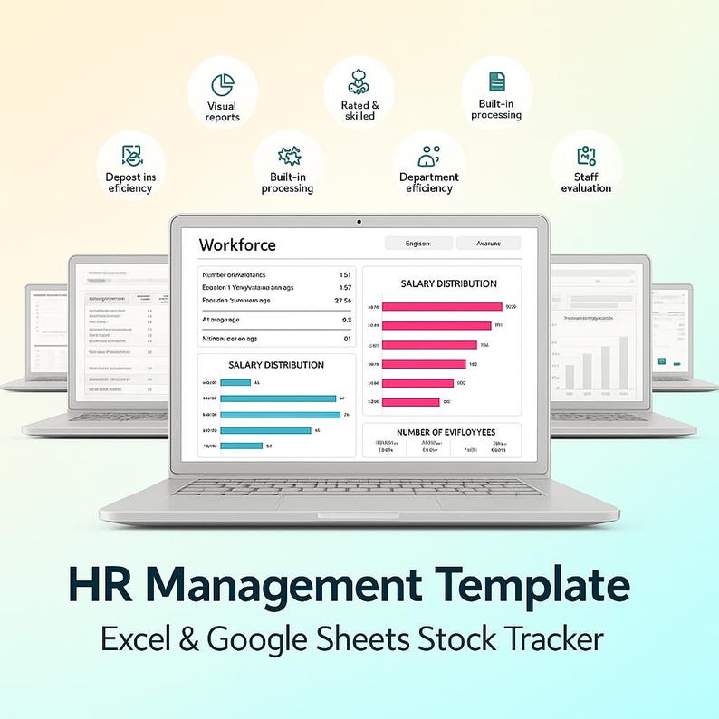 HR Management Dashboard Excel Template | Employee Training & Skills ...