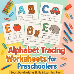 Engaging Alphabet Tracing Worksheets for Preschoolers - Boost ...