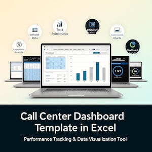 Excel Call Center Dashboard Template: Performance Tracking & Data ...
