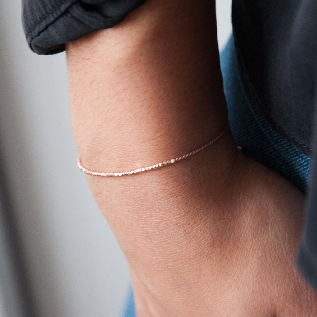 Delicate Silk Bracelet, Minimalistic Bracelet, Wish Bracelet, Silk ...