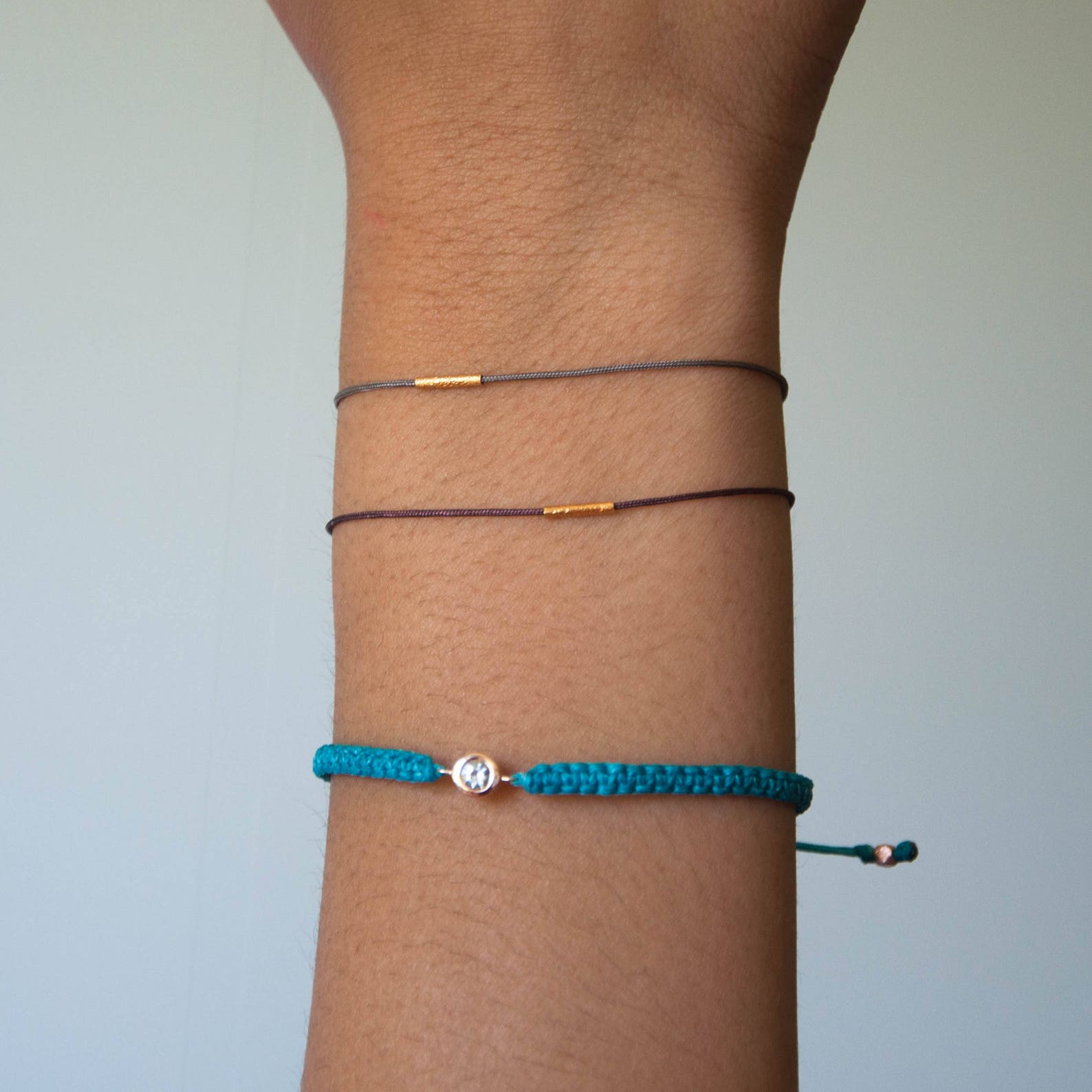 Balance Bracelet in 18k Solid Gold Minimalist Jewelry - Etsy