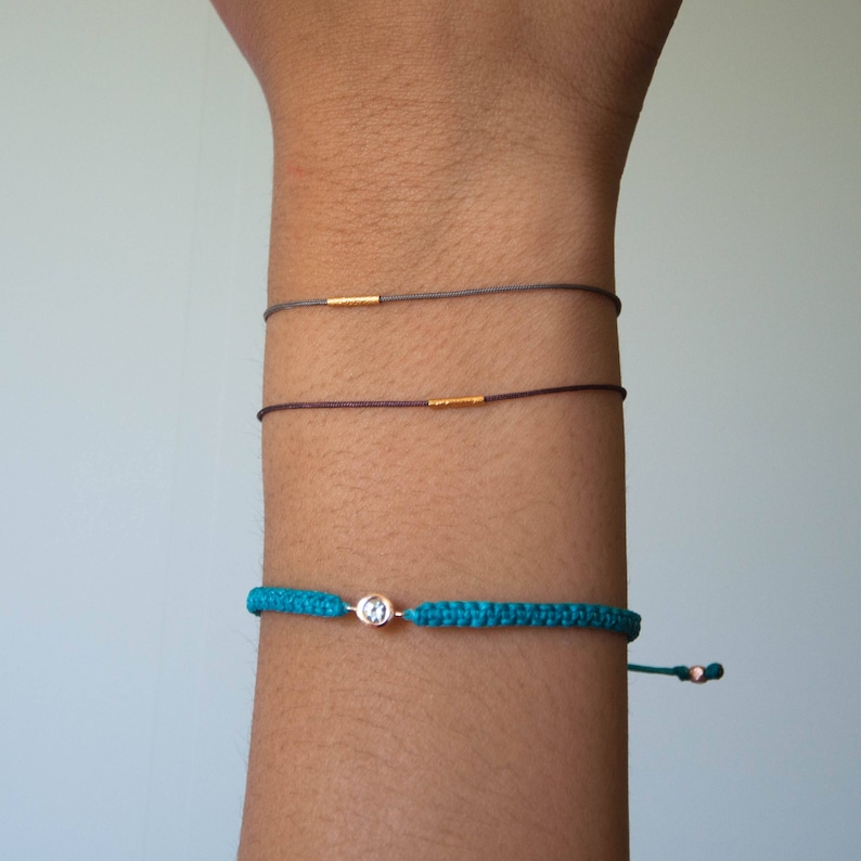 Balance Bracelet in 18k Solid Gold Minimalist Jewelry - Etsy