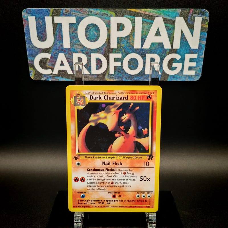 First Edition Charizard - Etsy