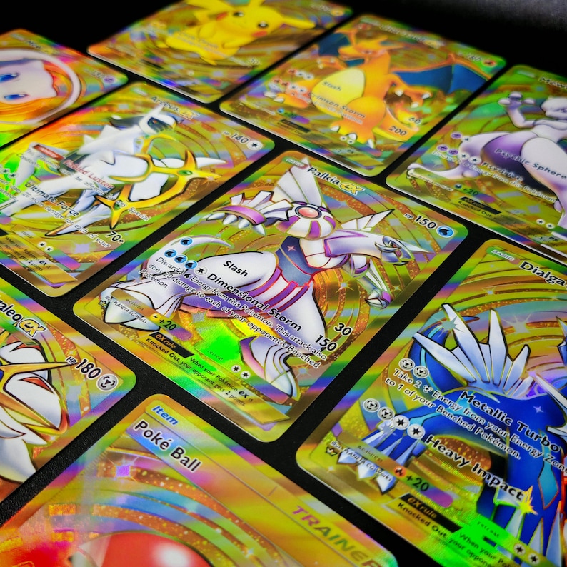 Gold Rare 10 Cards Bundle Pocket TCG • Handmade Proxy/orica • 10 Cards ...