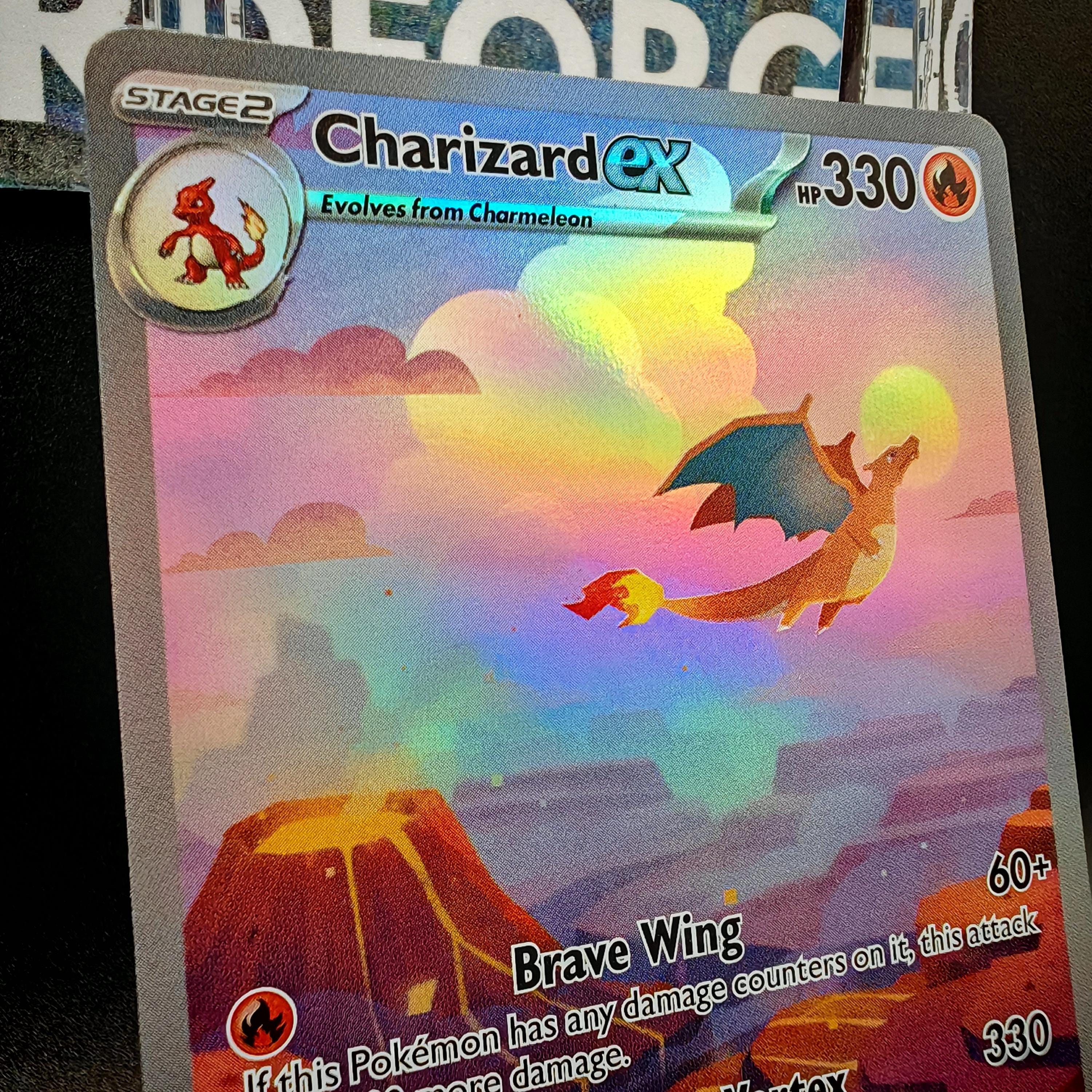 Charizard Ex Illustrator Rare • Handmade PROXY/ORICA • 151 Set Mew 199 ...