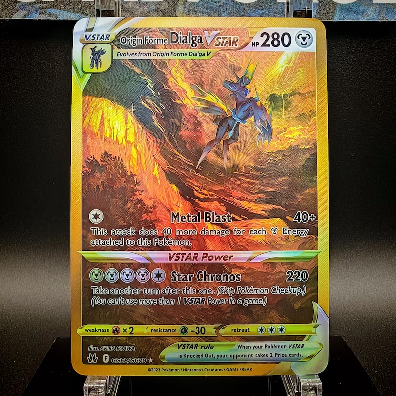 Arceus, Giratina, Dialga & Palkia Vstar 4 Cards Bundle • Handmade PROXY ...