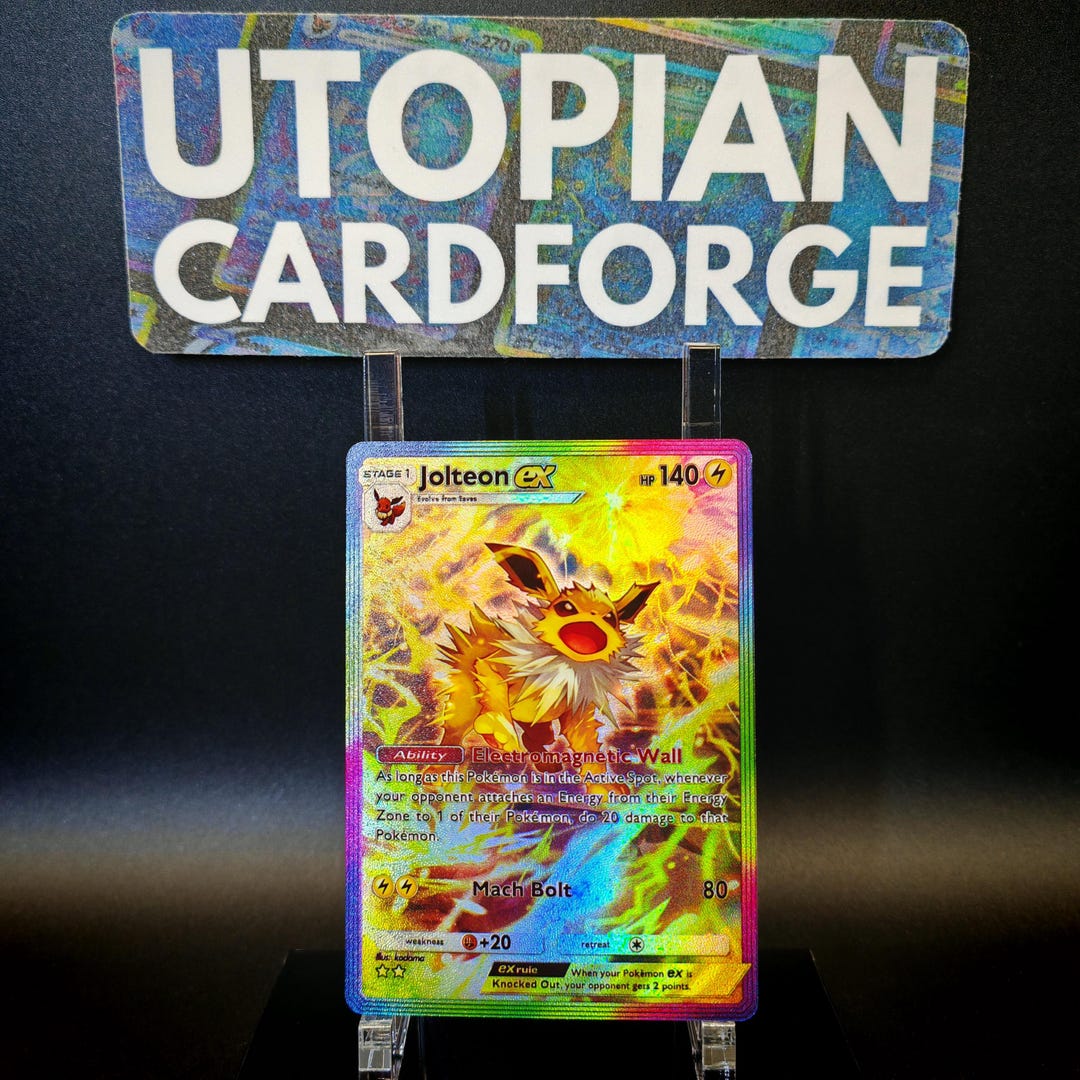 Jolteon Ex Pocket TCG • Handmade Proxy/orica • Mega Rising 2 Stars ...