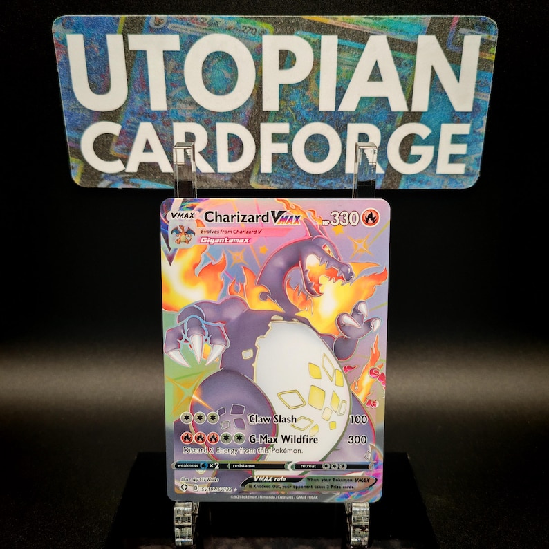 Charizard VMAX Shiny Ultra Rare • Handmade PROXY/ORICA • Shining Fates ...