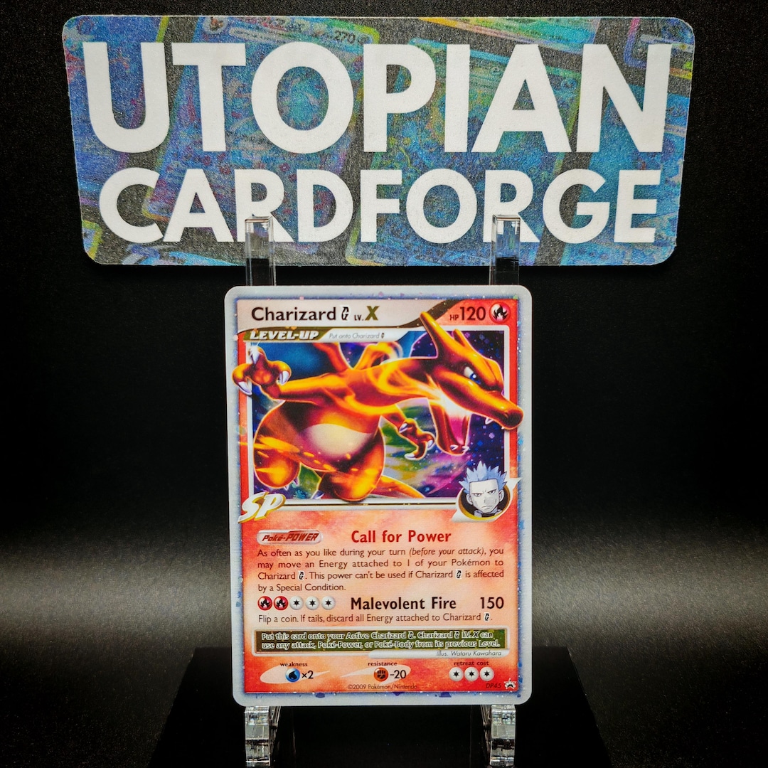 Charizard G Lv.x • Handmade PROXY/ORICA • Dp Black Star Promos 45 ...