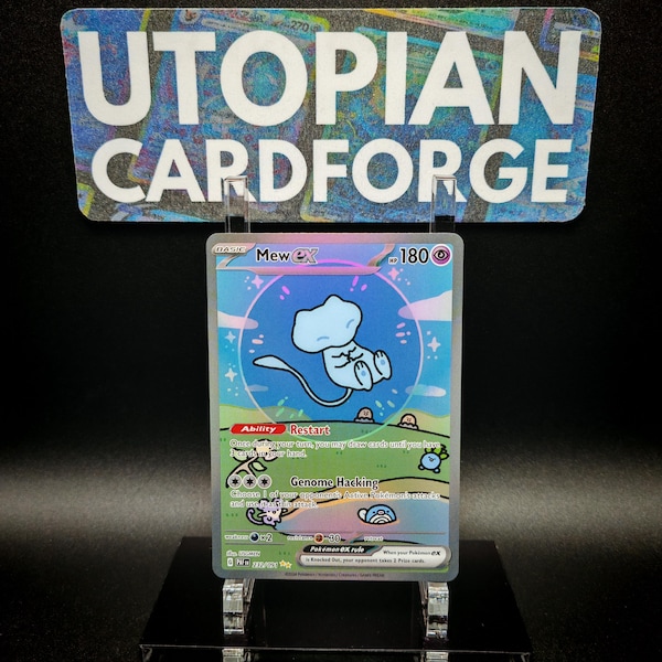 Bubble Mew Custom Card - Etsy