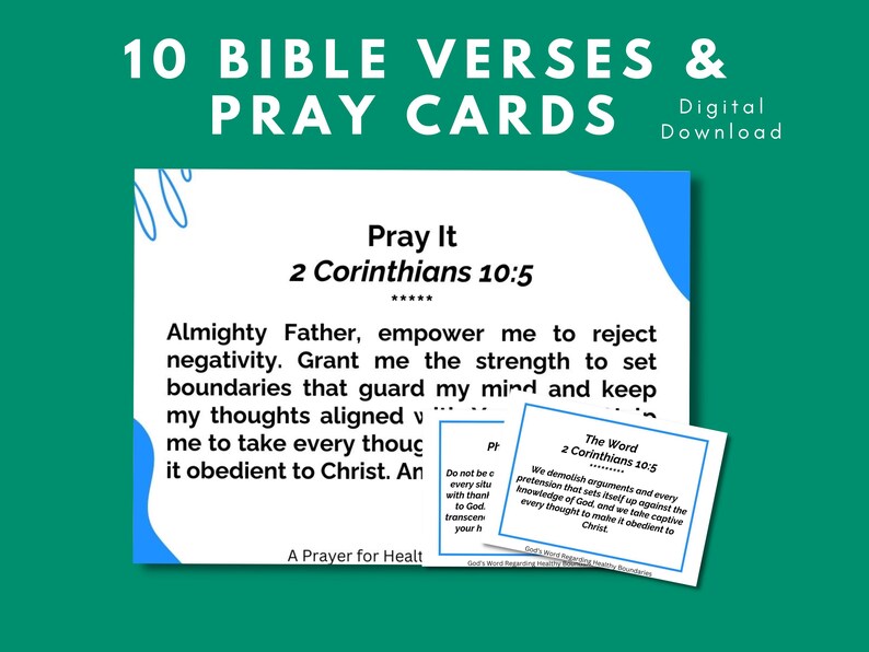 10 Powerful Bible-based Prayers for Healthy Boundaries Christian ...
