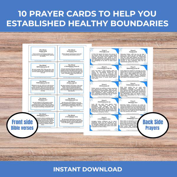 10 Powerful Bible-based Prayers for Healthy Boundaries Christian ...