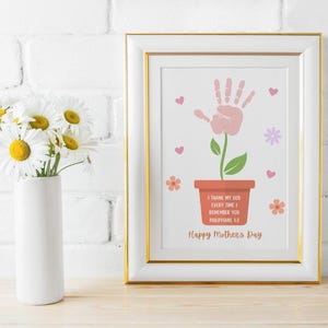 Mother’s Day Handprint Craft Printable Kids Gift DIY Keepsake for Mom ...