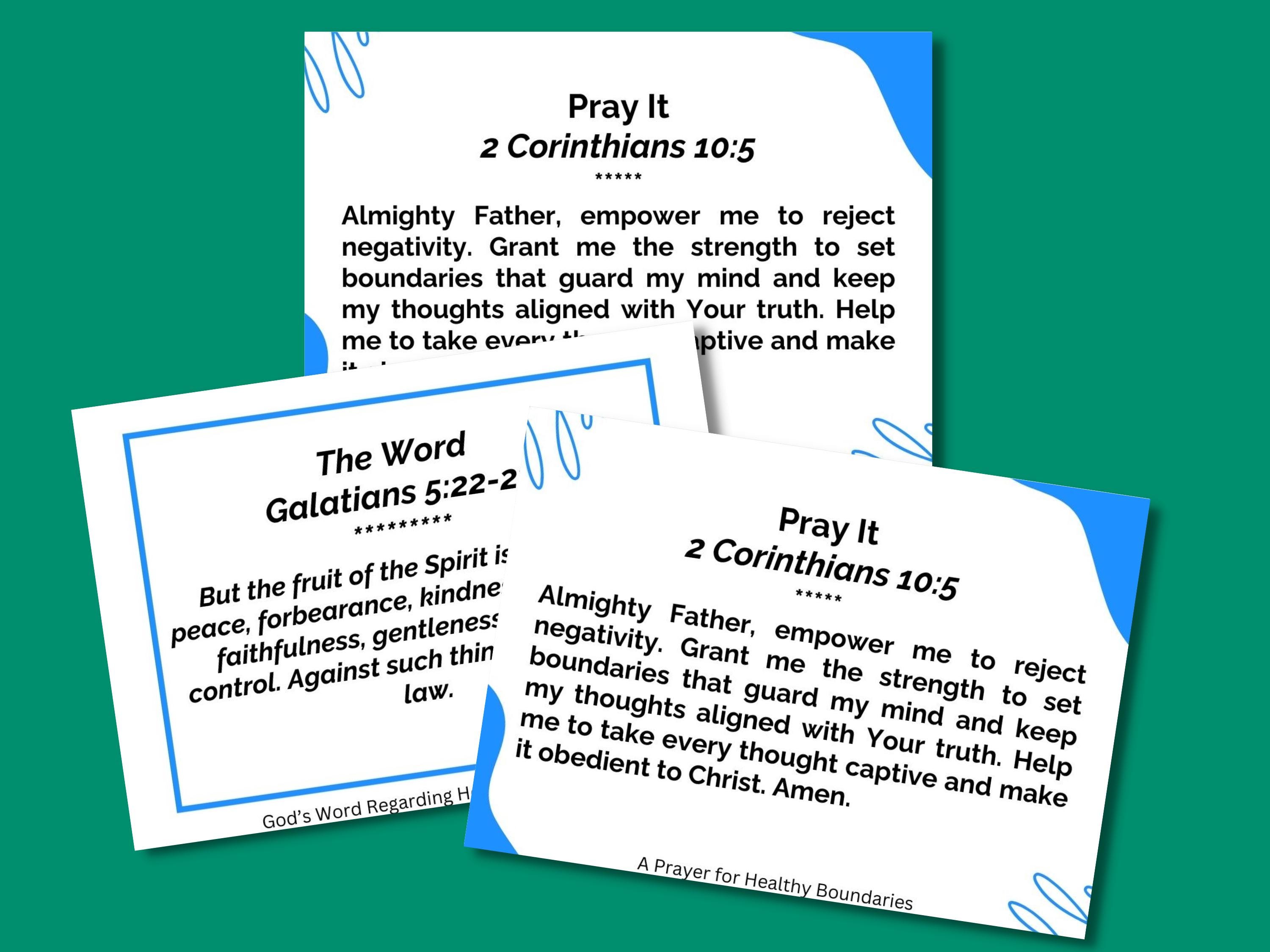 10 Powerful Bible-based Prayers for Healthy Boundaries Christian ...