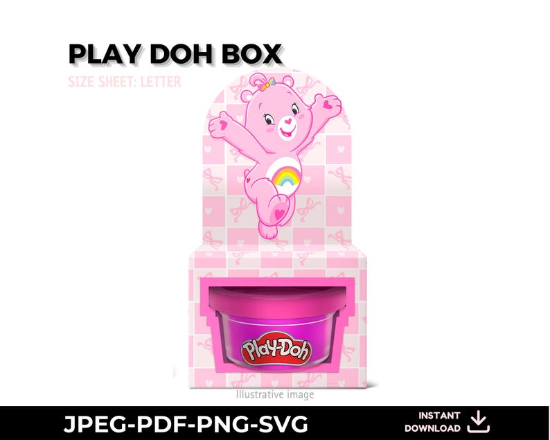 Play-doh Box | SVG, PNG, JPG & Pdf | Instant Download | Printable ...