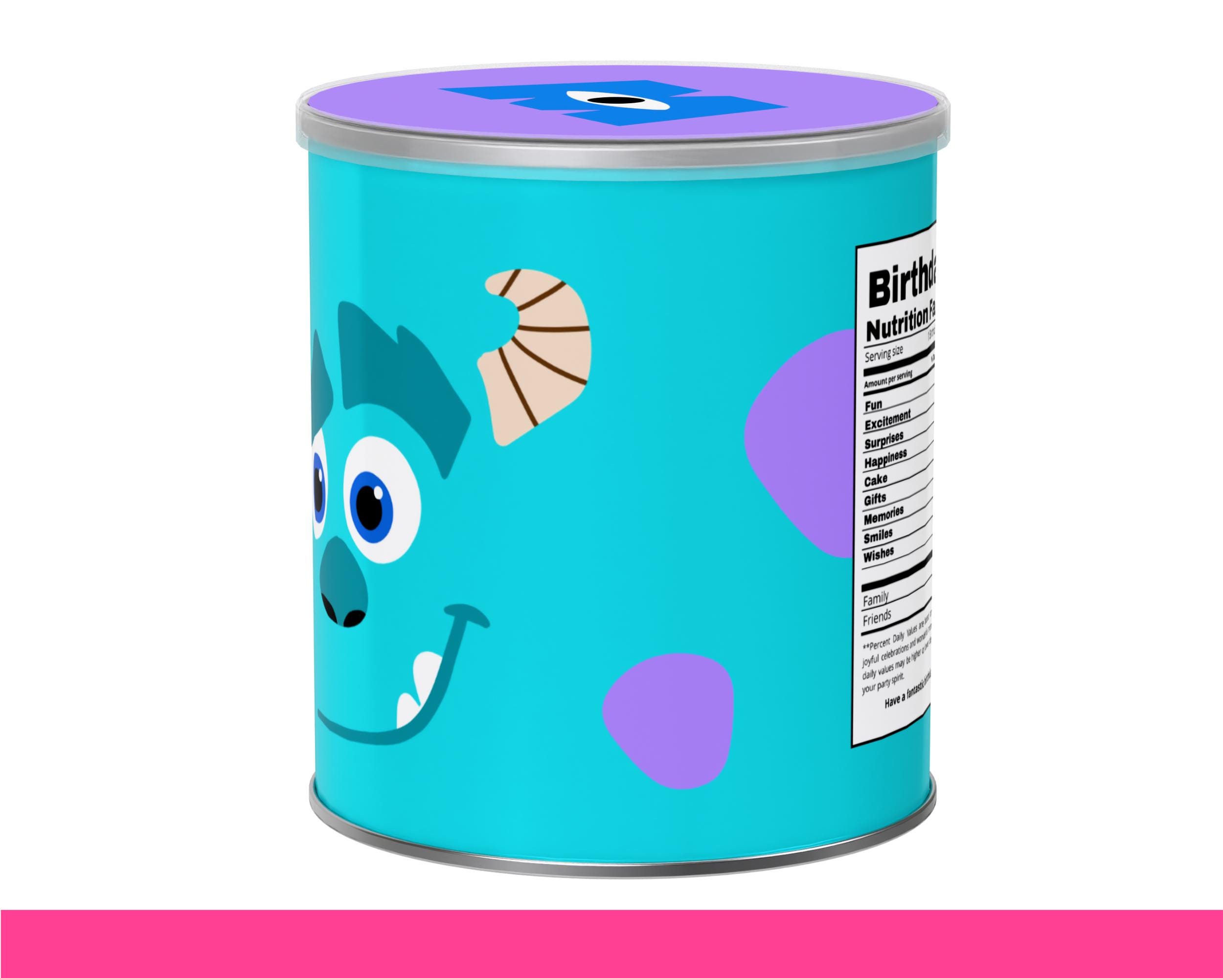 Monster Inc Pringles Label Template Bundle | Sulley Mike Scream ...