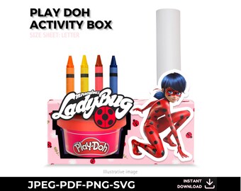 Play-doh Activity Box | SVG, PNG, JPG & Pdf | Instant Download ...