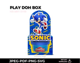 Play-doh Activity Box | SVG, PNG, JPG & Pdf | Instant Download ...