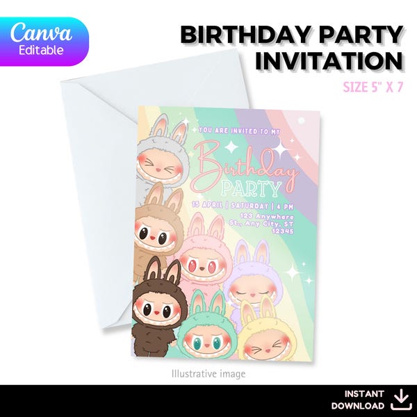 Labubu Template - Etsy