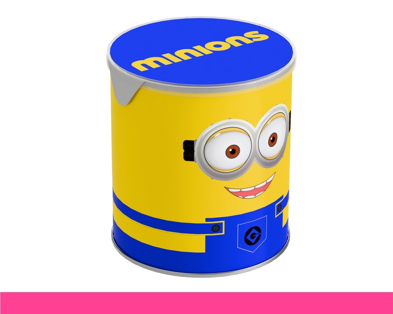 Minions Pringles Can Label Template | Editable Digital Wrapper Download ...