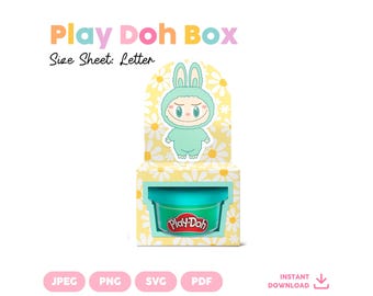 Play-doh Activity Box | SVG, PNG, JPG & Pdf | Instant Download ...