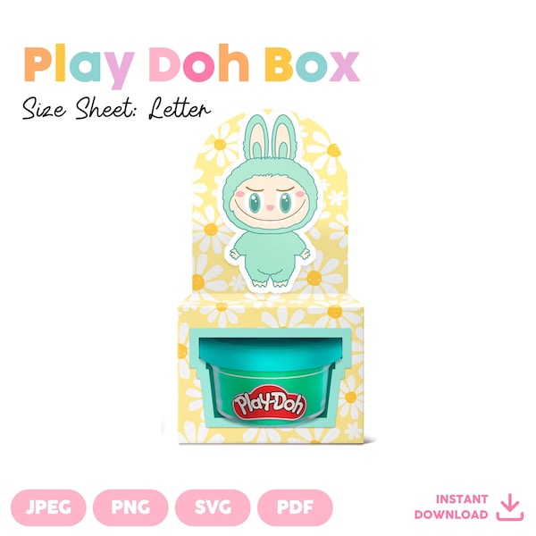 Labubu Party Box Template - Etsy