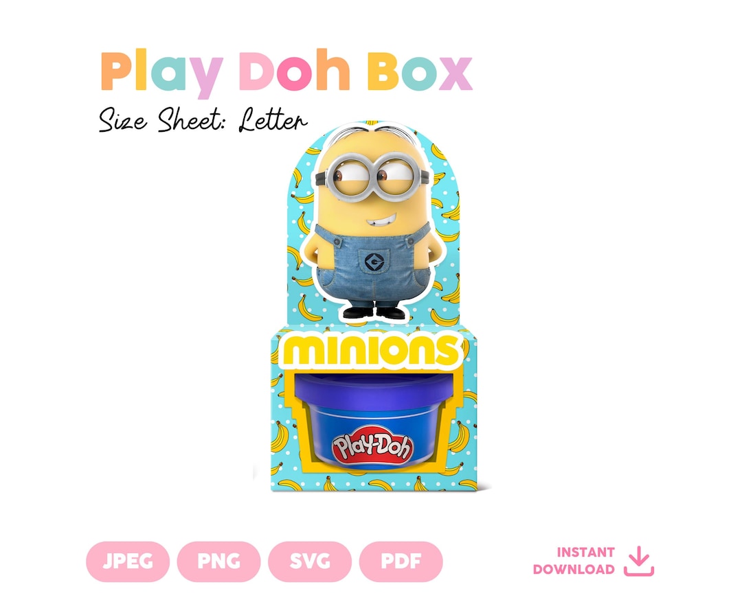 Play-doh Box | SVG, PNG, JPG & Pdf | Instant Download | Printable ...
