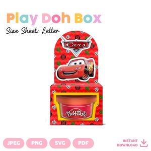 Play-doh Box | SVG, PNG, JPG & Pdf | Instant Download | Printable ...
