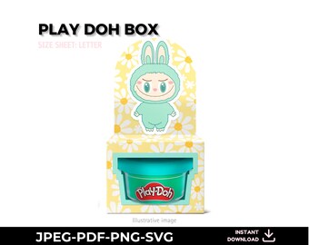 Play-doh Activity Box | SVG, PNG, JPG & Pdf | Instant Download ...