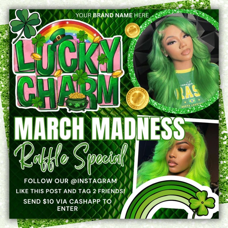 March Giveaway Template - Etsy
