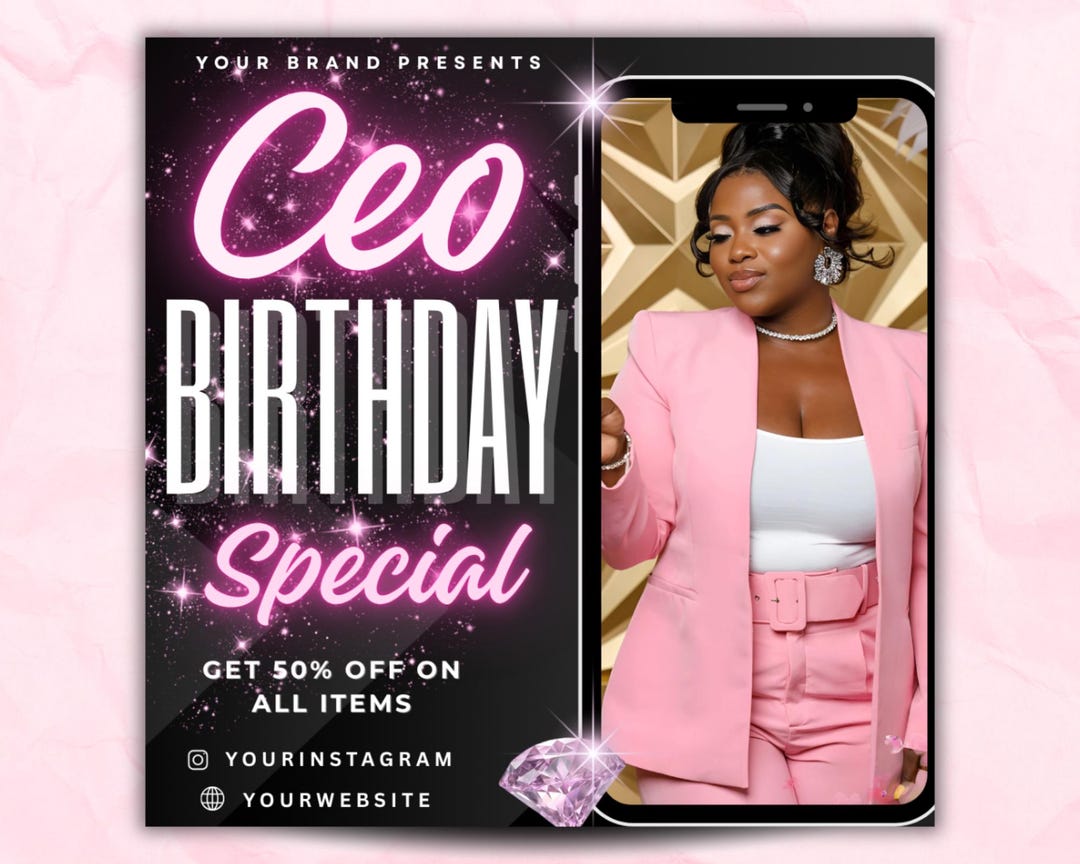 CEO Birthday Flyer, Virgo Birthday, CEO Birthday Bash Flyer, Birthday ...