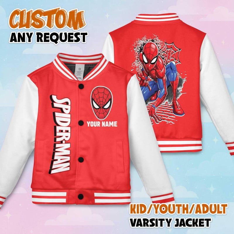 Spiderman Jacket - Etsy